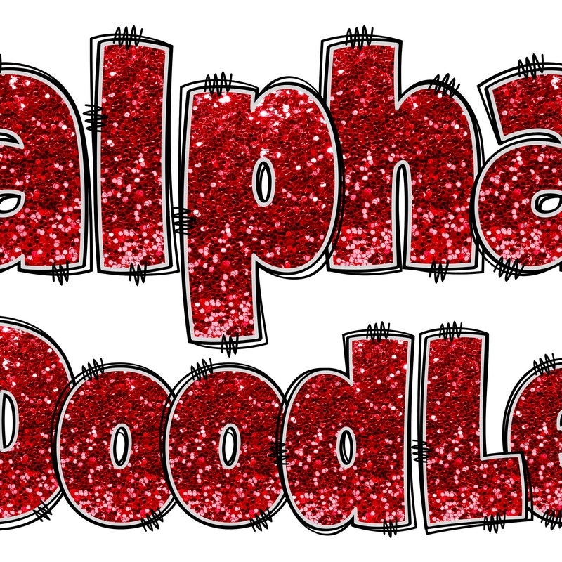 Glitter Letters - Etsy