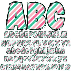 Summer Alphabet Bundle PNG, Summer Letters, PNG Letters, Summer ...