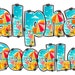 Summer Alphabet PNG, Tropical Beach Letters , PNG Letters, Tropical ...