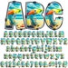 BUNDLE Summer Alphabet PNG, Tropical Doodle, PNG Letters, Beach Letters ...