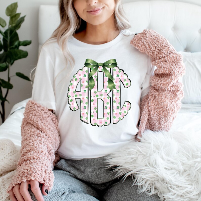 St Patrick's Day Monogram PNG, St Patrick Alpha Doodle, St Patrick's ...
