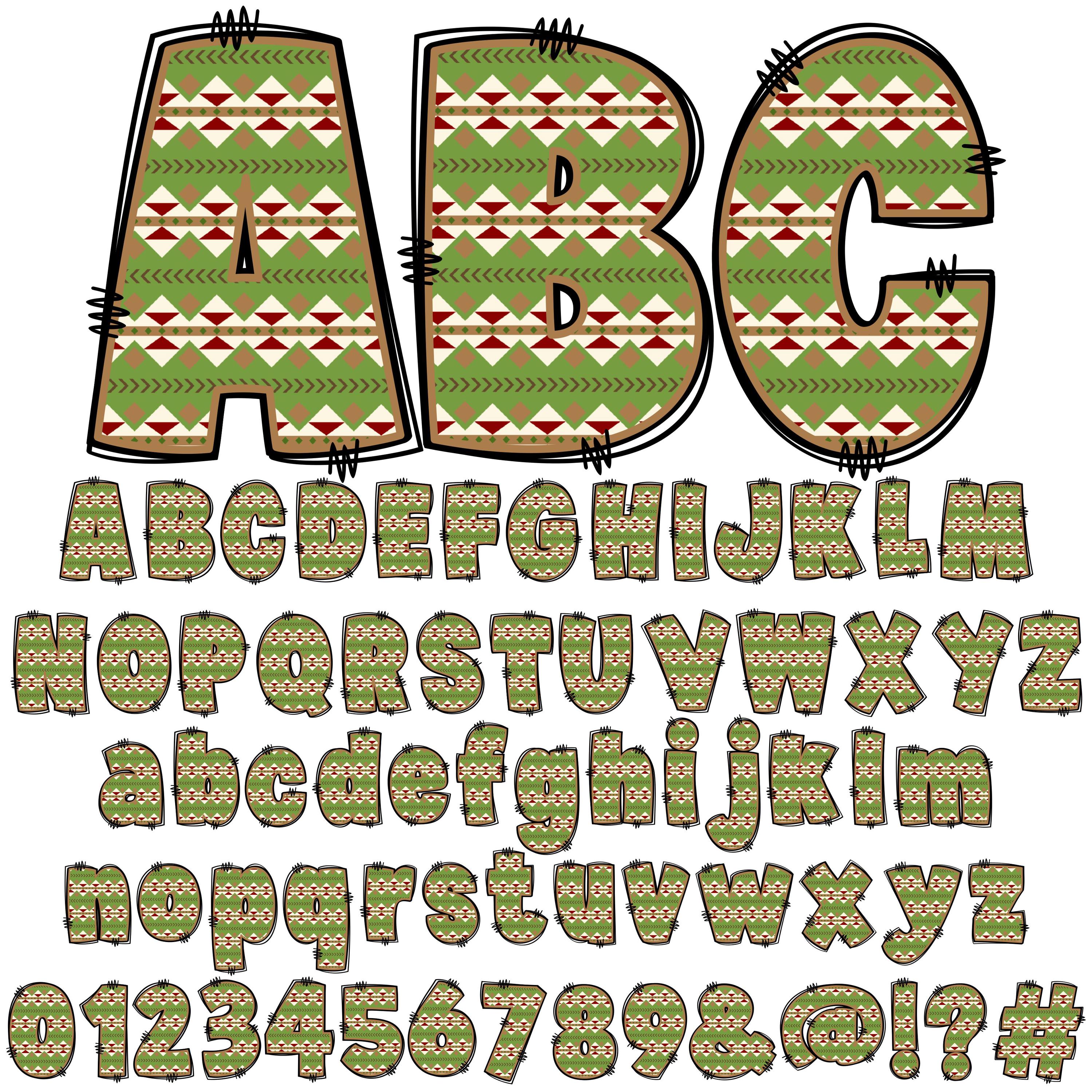 Wild West Alphabet Bundle PNG, Cowboys Letters, PNG Letters, Cowboys ...
