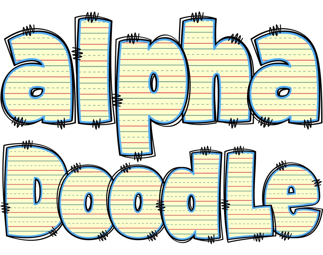 Back to School Alphabet PNG, School Letters, PNG Letters, School Alpha ...