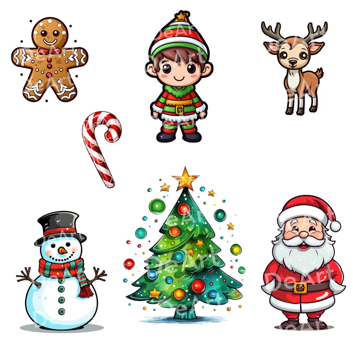Christmas Alphabet Doodle PNG Bundle, Christmas Alphabet, Christmas ...