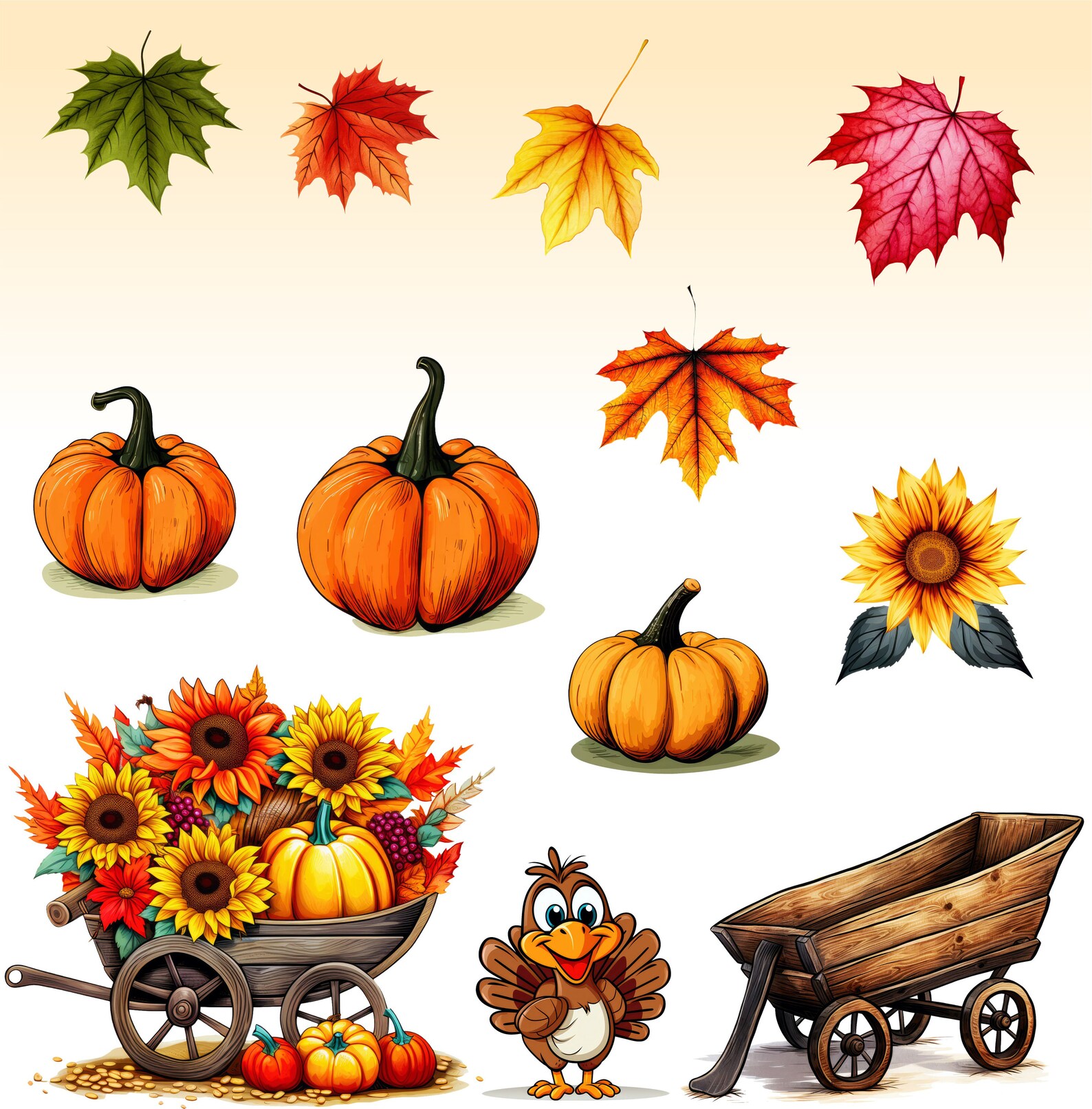 Fall Alphabet Doodle PNG, Autumn Alphabet, Thanksgiving Alpha Doodle ...