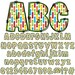 BUNDLE Back to School Alphabet PNG, School Letters, 3 Sets Alphabet ...