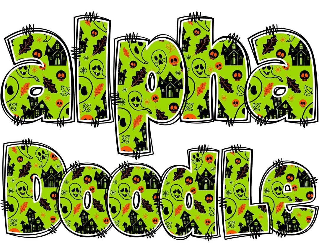 Halloween Alphabet PNG, Halloween Letters, PNG Letters, Halloween Alpha ...