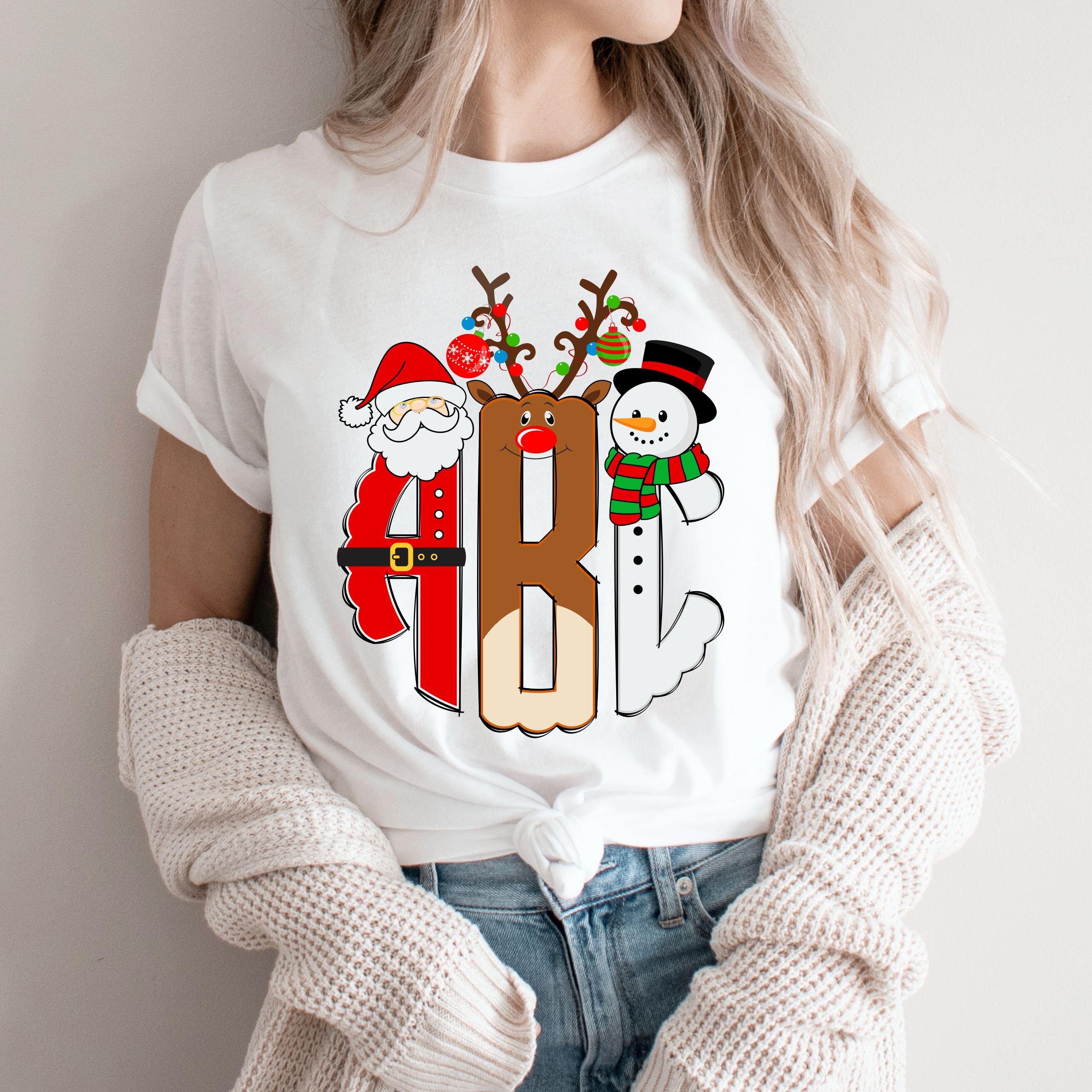 Christmas Monogram PNG, Christmas PNG, Christmas Monogram, Alpha Doodle ...