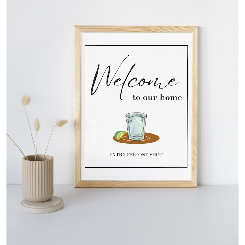 Welcome Sign | Housewarming Party Entry Sign | Printable Sign ...