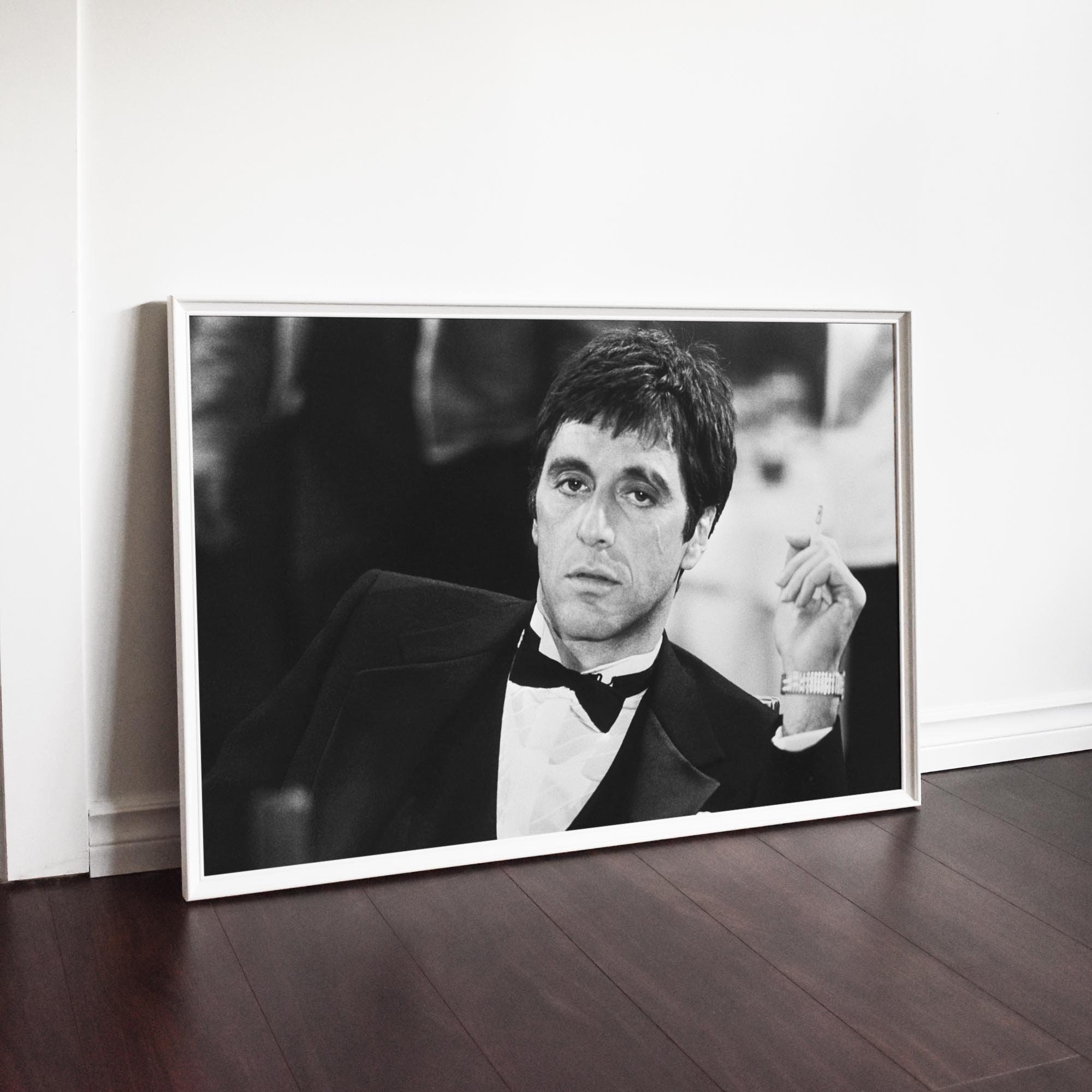 Scarface Tony Montana Smoking Art Poster Al Pacino Movie - Etsy