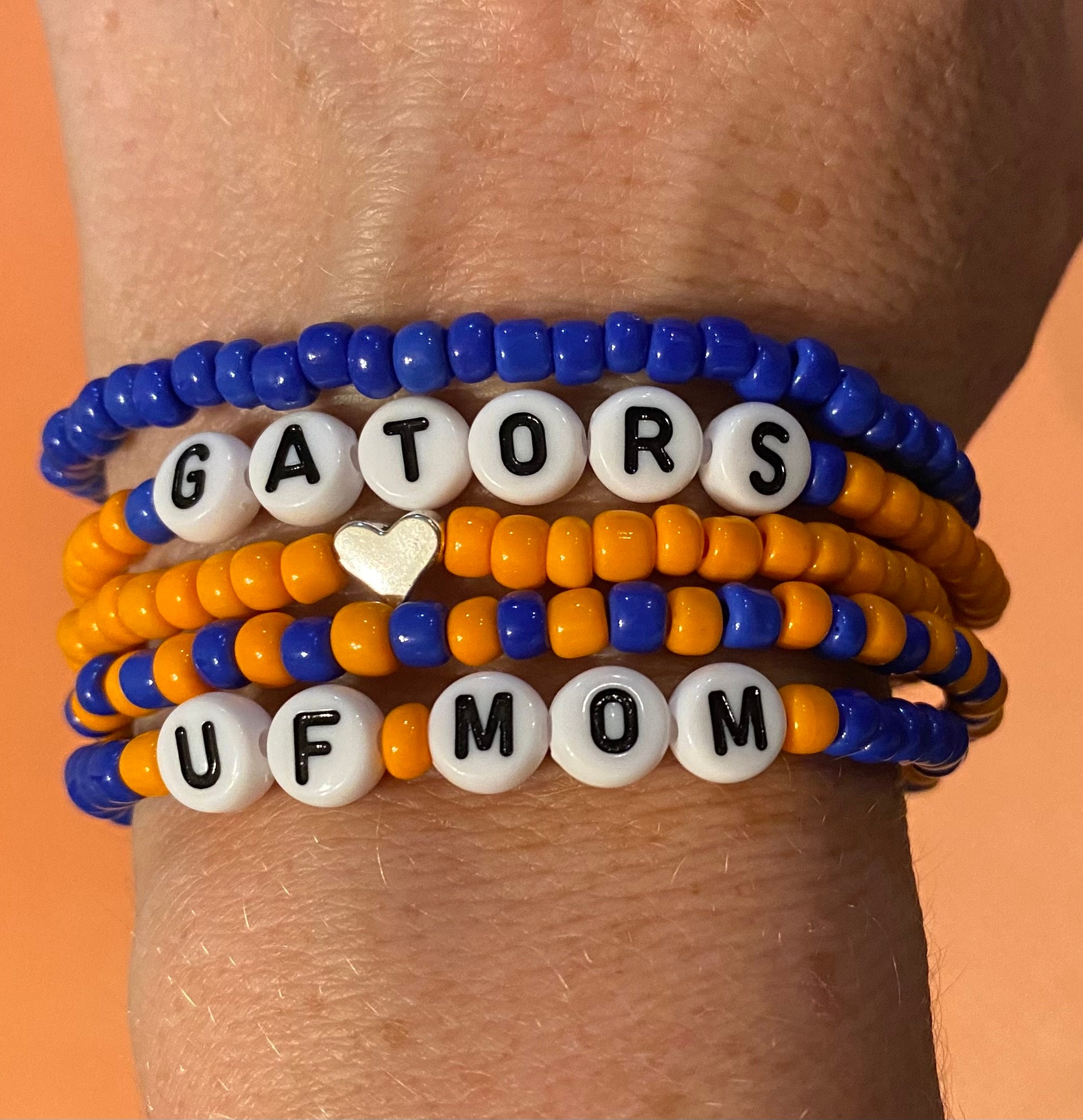 UF Bracelets | UF Jewelry | University of Florida | Bead Bracelets ...
