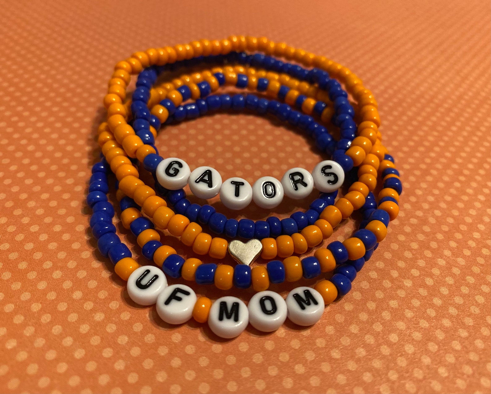 UF Bracelets | UF Jewelry | University of Florida | Bead Bracelets ...
