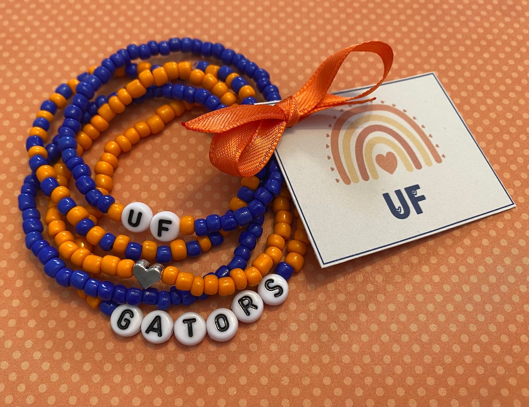 UF Bracelets | UF Jewelry | University of Florida | Bead Bracelets ...