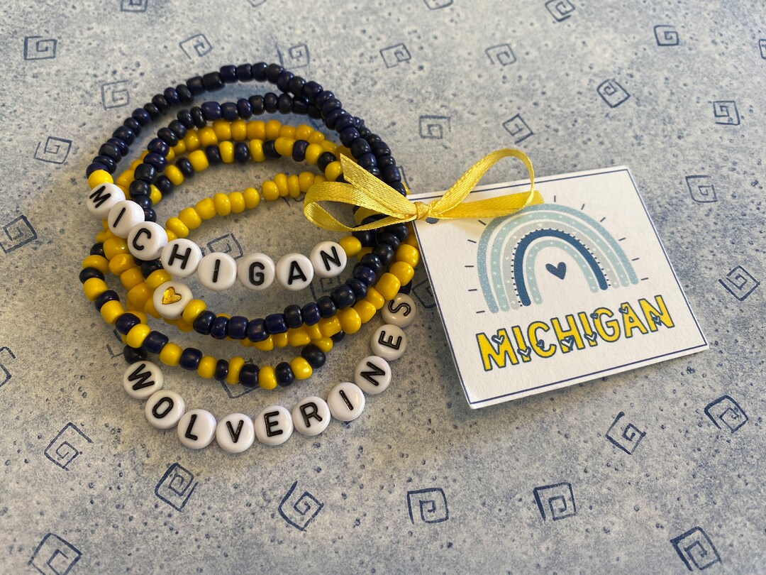 University of Michigan Bracelets | Michigan Bracelets | Michigan ...