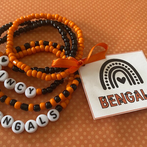 Bengals Bracelet - Etsy