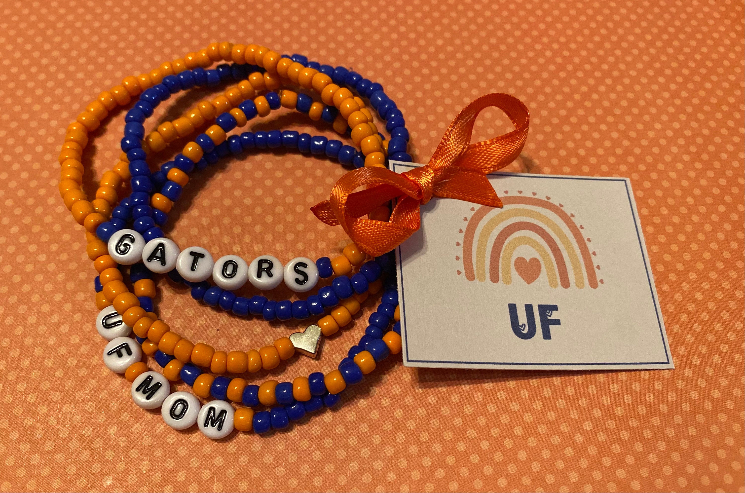 UF Bracelets | UF Jewelry | University of Florida | Bead Bracelets ...