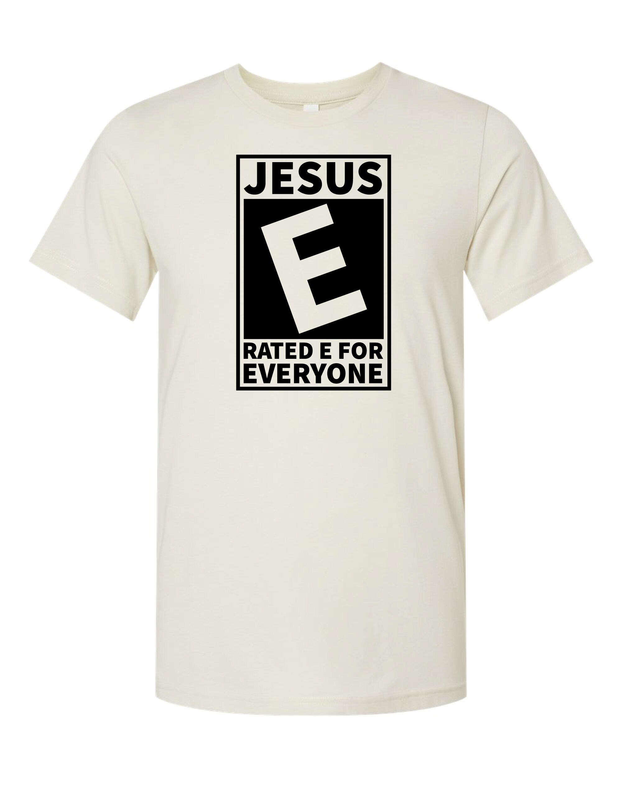 Jesus Rated E for Everyone T-shirt, Christian Gift, Cool Tshirt, T ...