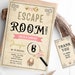 Escape Room Birthday Invitation Template, Customizable Party Invite ...
