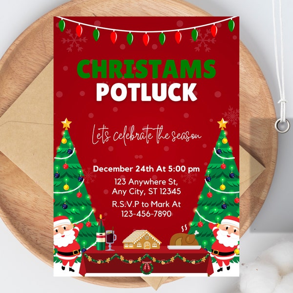 Office Potluck Invitation - Etsy