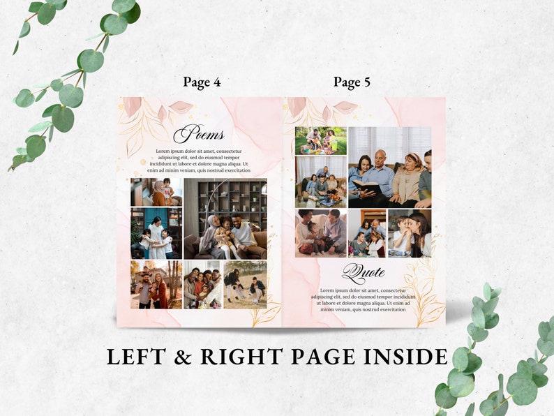 Editable Funeral Program Template, Obituary Template for Women 8 Page ...
