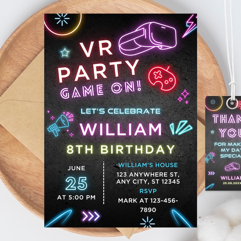 Virtual Party Invitation - Etsy
