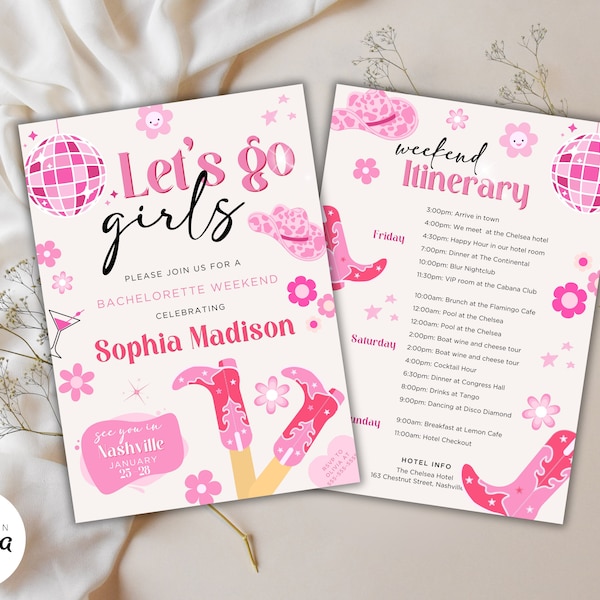 Disco Cowgirl Bachelorette - Etsy