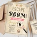 Escape Room Birthday Invitation Template, Customizable Party Invite ...