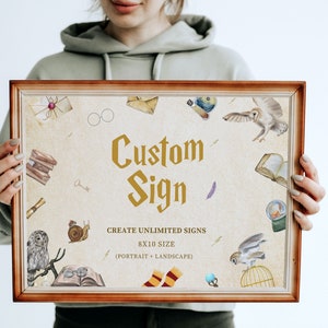 Editable Wizard Birthday Party Bundle, Wizard Birthday Invitation ...