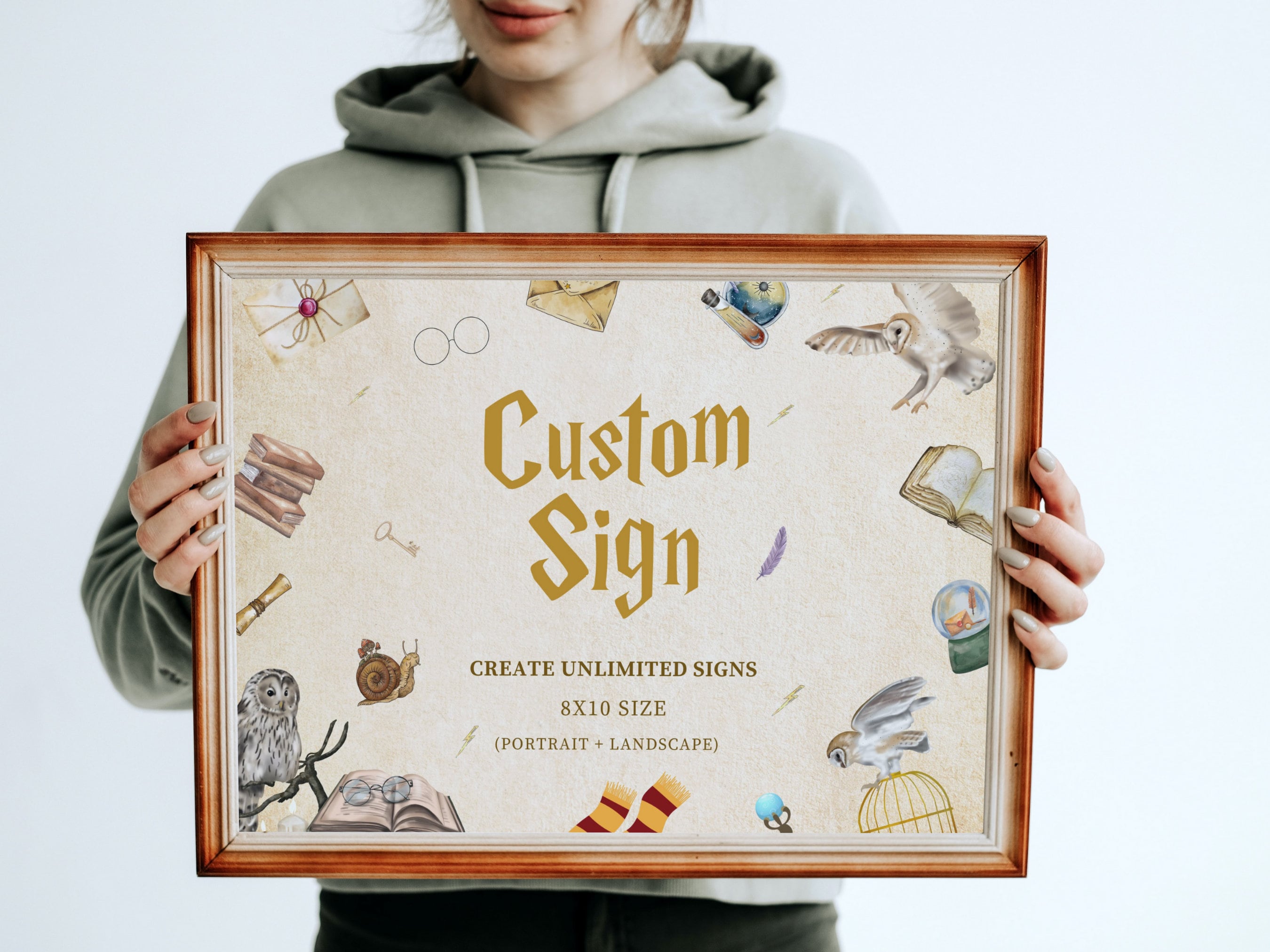 Editable Wizard Birthday Party Bundle, Wizard Birthday Invitation ...