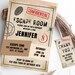 Escape Room Birthday Invitation Template, Editable Escape Room Party ...
