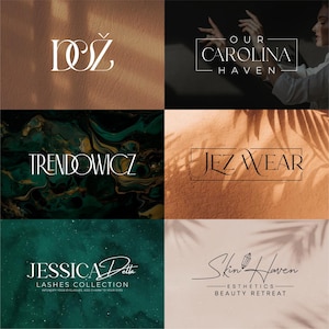 I Will Create Initial Logo | Elegant Hand-drawn Monogram Design ...