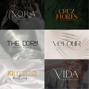 I Will Create Initial Logo | Elegant Hand-drawn Monogram Design ...