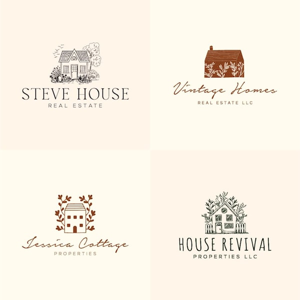 Cottage Logo Design - Etsy UK