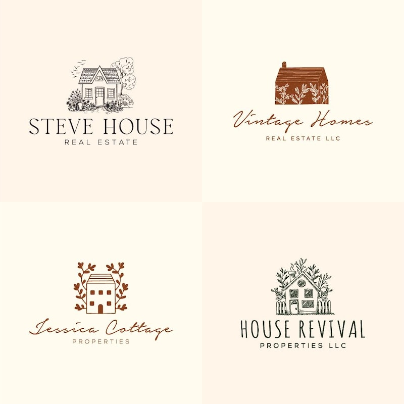 Cottage Logo Design - Etsy UK