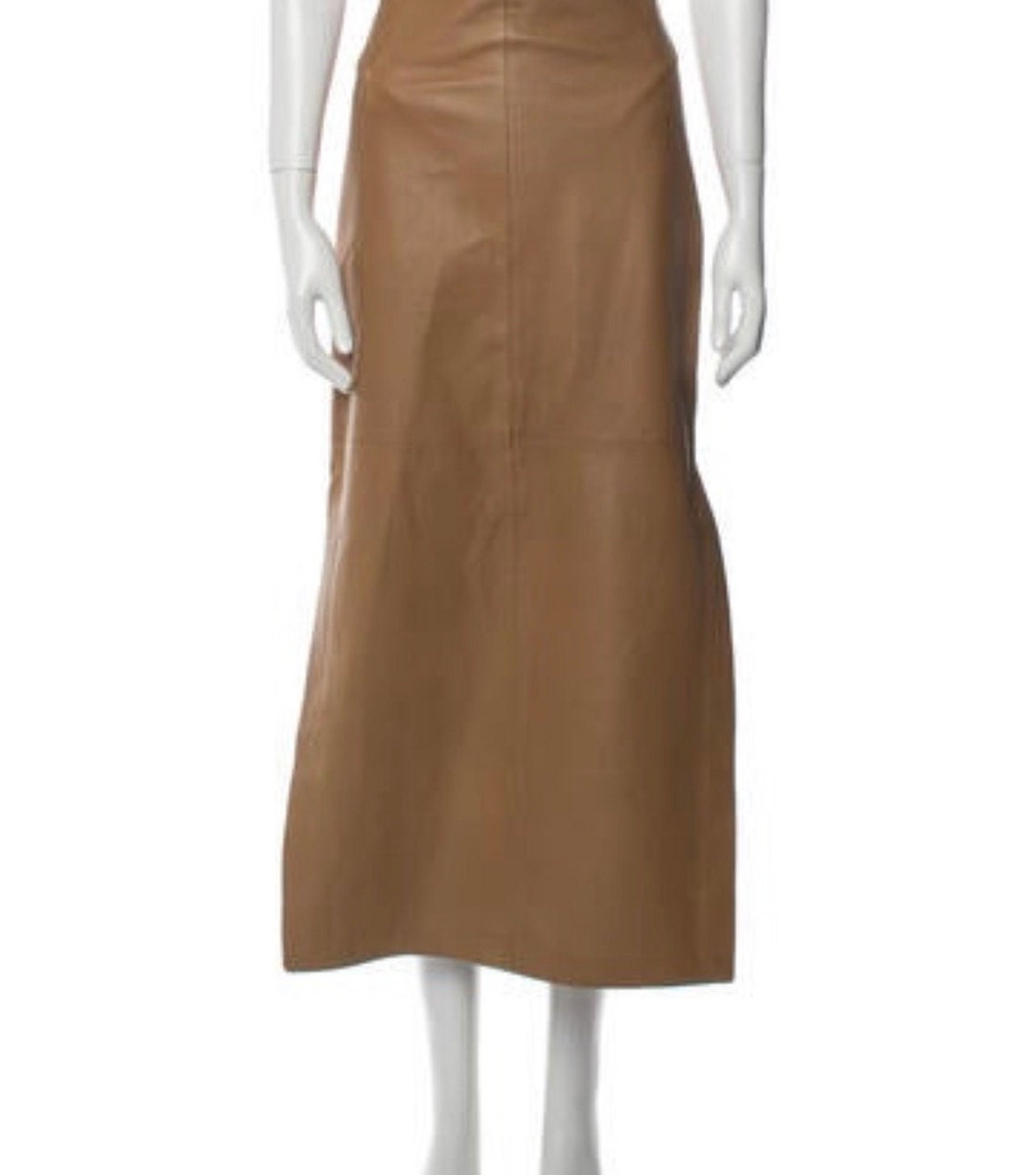 Brunello Cucinelli Leather Midi Length Skirt (tags On) - Etsy