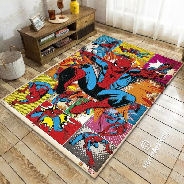 Spiderman Rug - Etsy