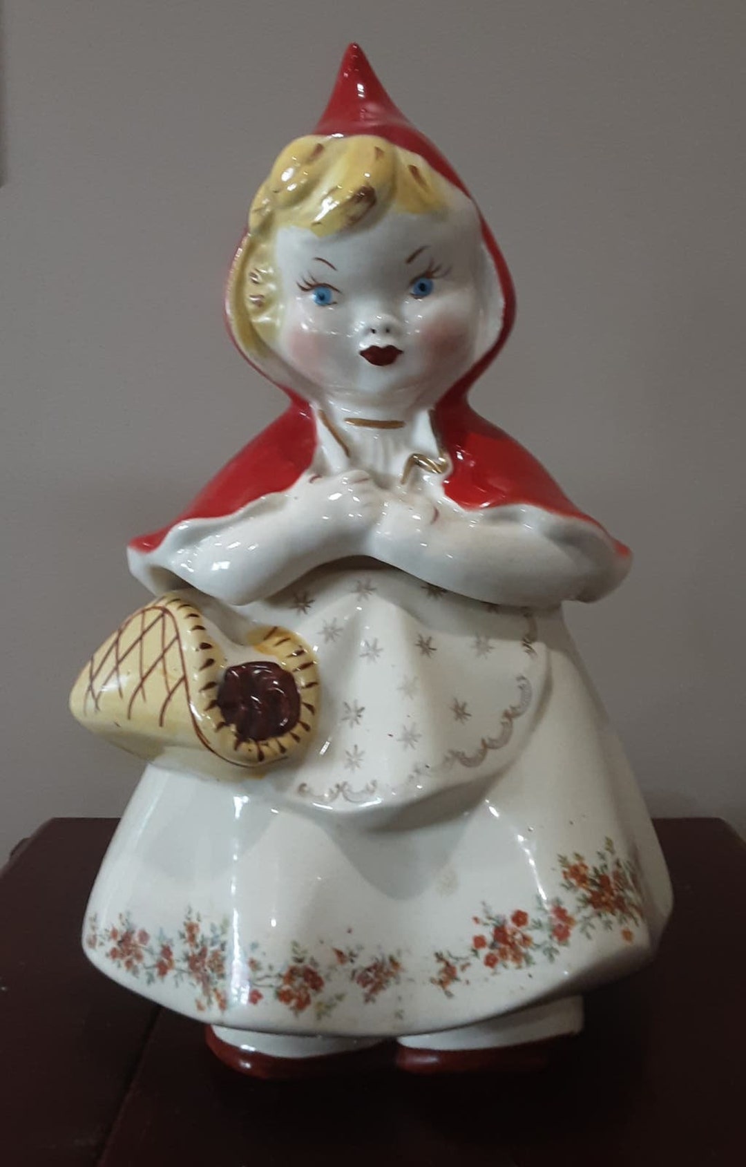 Vintage Hull Pottery Little Red Riding Hood Cookie Jar - Etsy