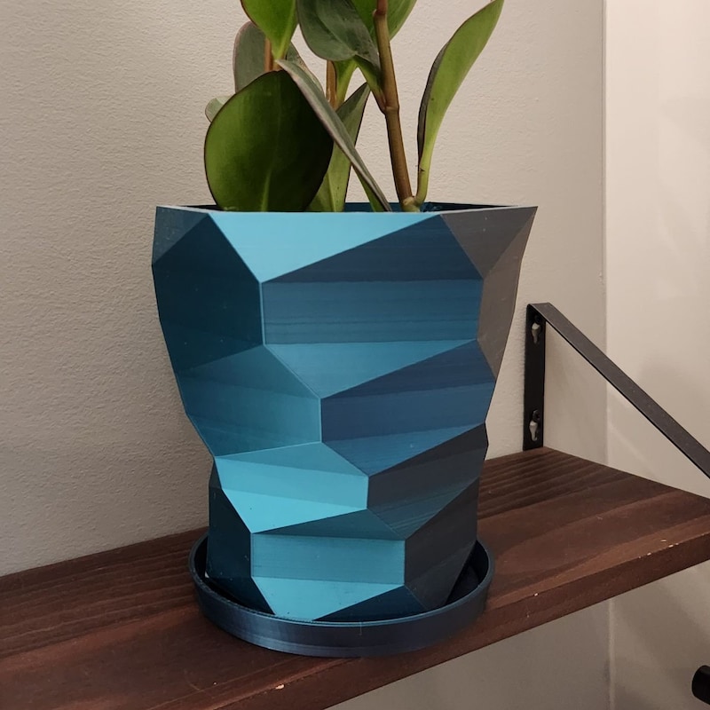 Geometric Plant Pot - Etsy