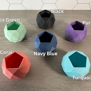 Helix Planter Colorful 3D Printed Spiral Design Geometric Decor for ...