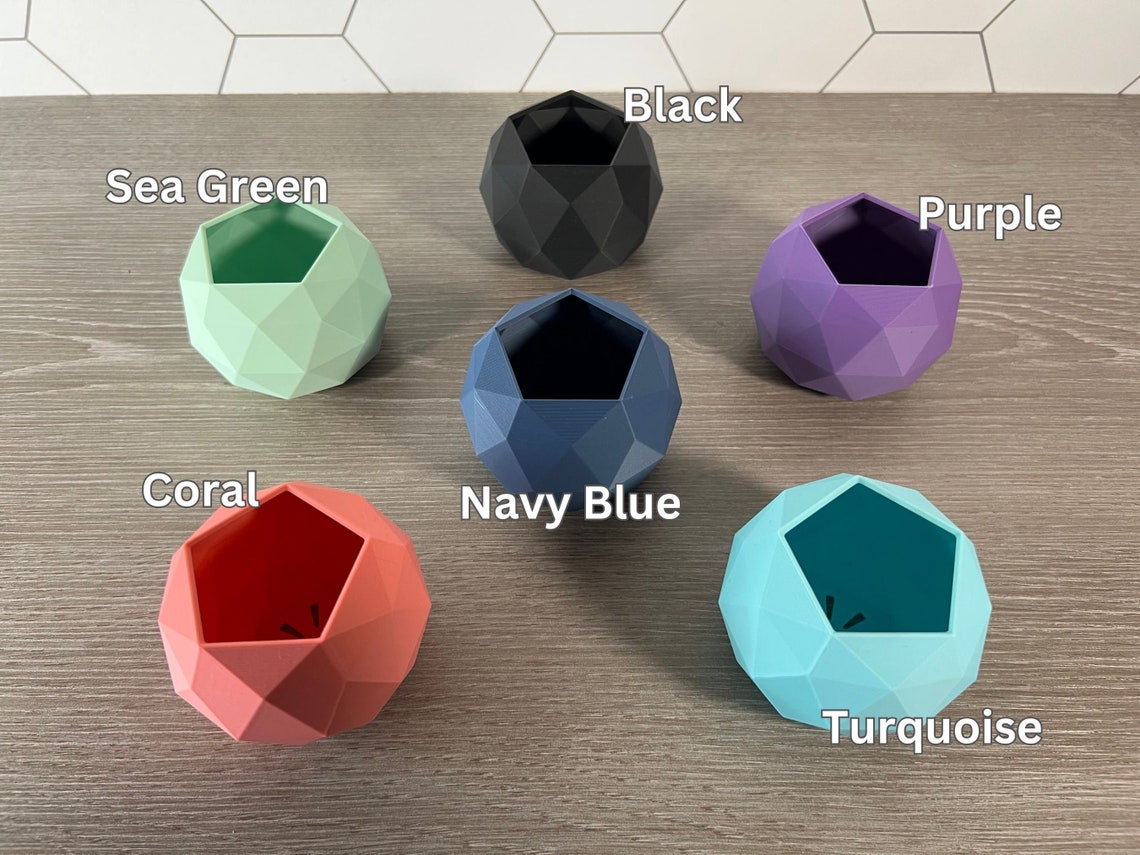3D Printed Book Stack Vase, Literary Decor Gift, Two-tone Geometric ...