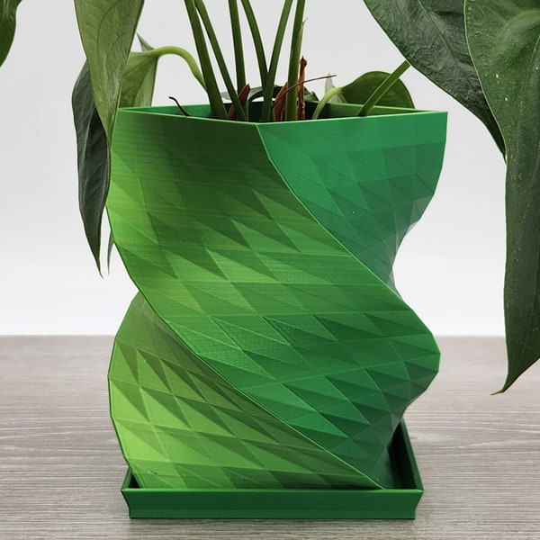 Geometric Planter - Etsy