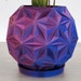 Multi-color Star Planter 3D Printed Space Themed Plant Pot Decorative ...