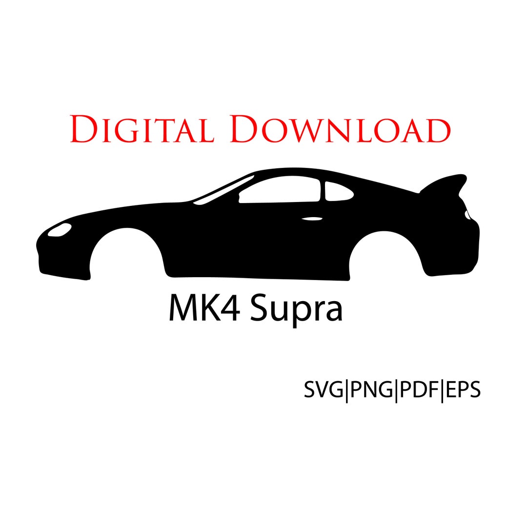 MK4 Supra Vector Silhouette Digital Download - Etsy