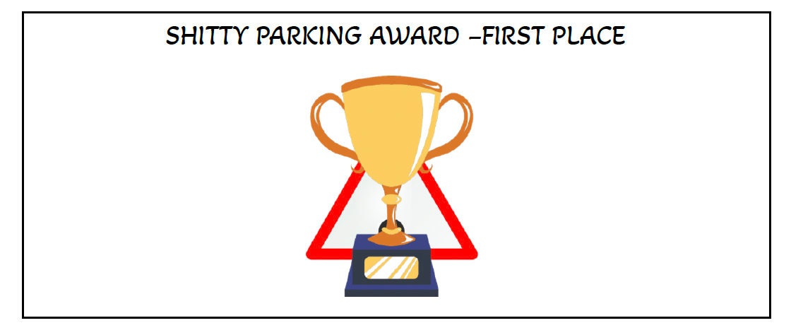 Funny Parking Notes Perfect for Those Bad Parking Jobs, Set of Nine ...