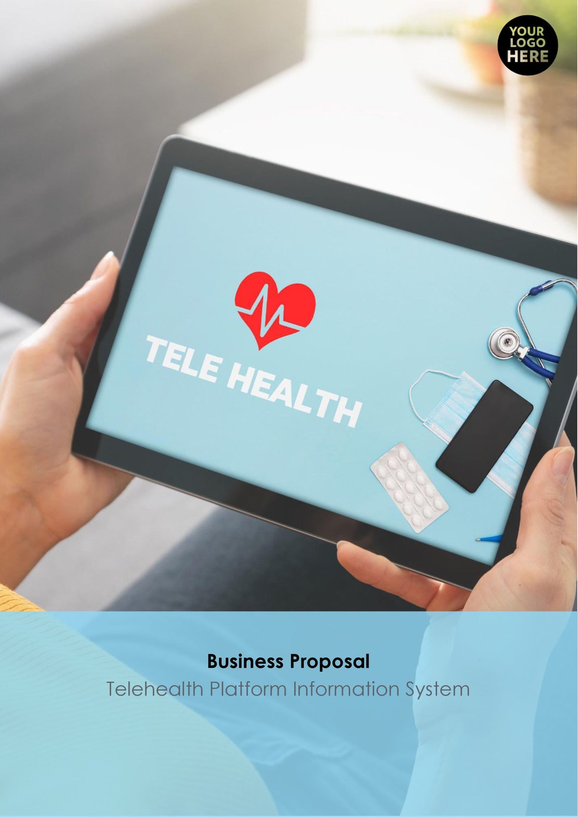 Telehealth Platform Information System Business Proposal Template - Etsy