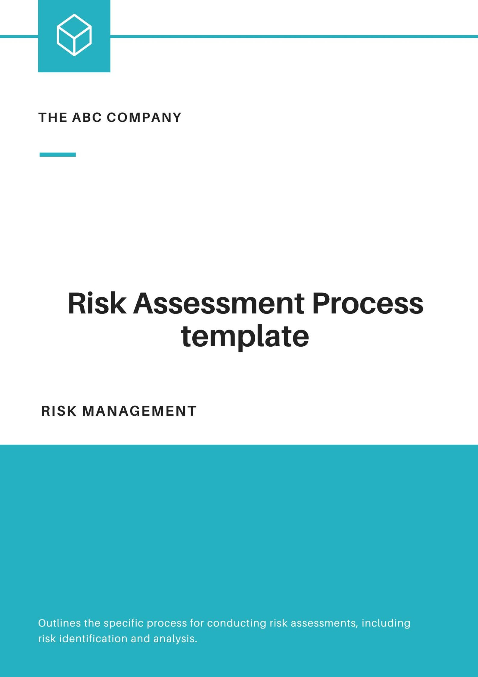 Risk Assessment Process Template - Etsy