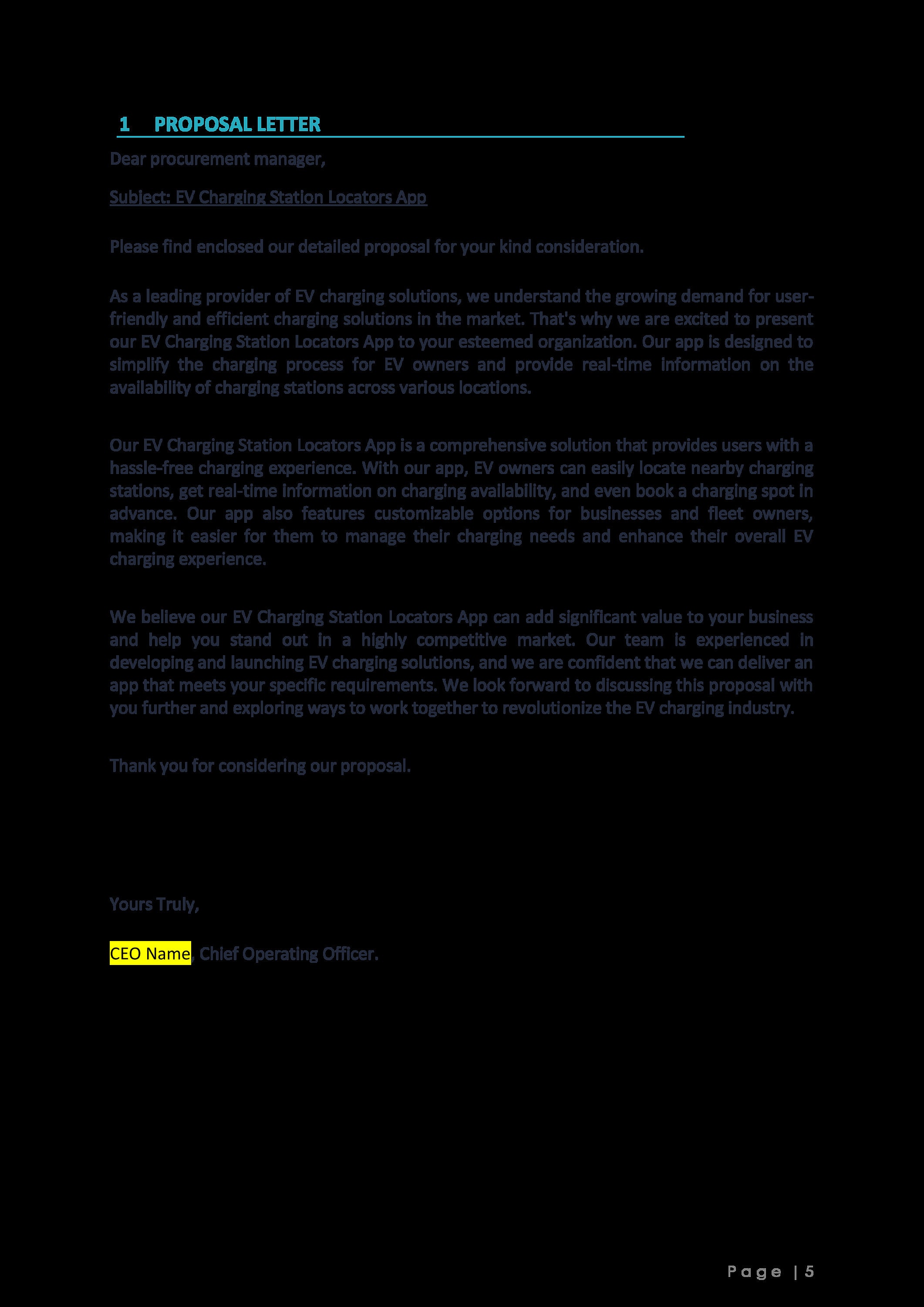 EV Charging Station Locators App Business Proposal Template - Etsy