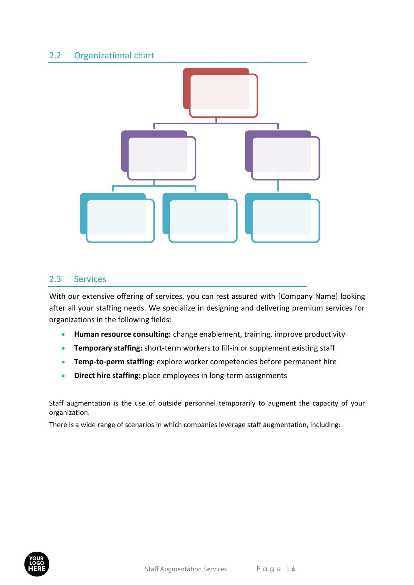 IT Staff Augmentation Services Proposal Template - Etsy