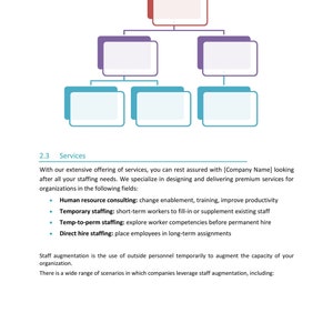 IT Staff Augmentation Services Proposal Template - Etsy