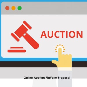 Auction Platform Description Business Proposal Template - Etsy